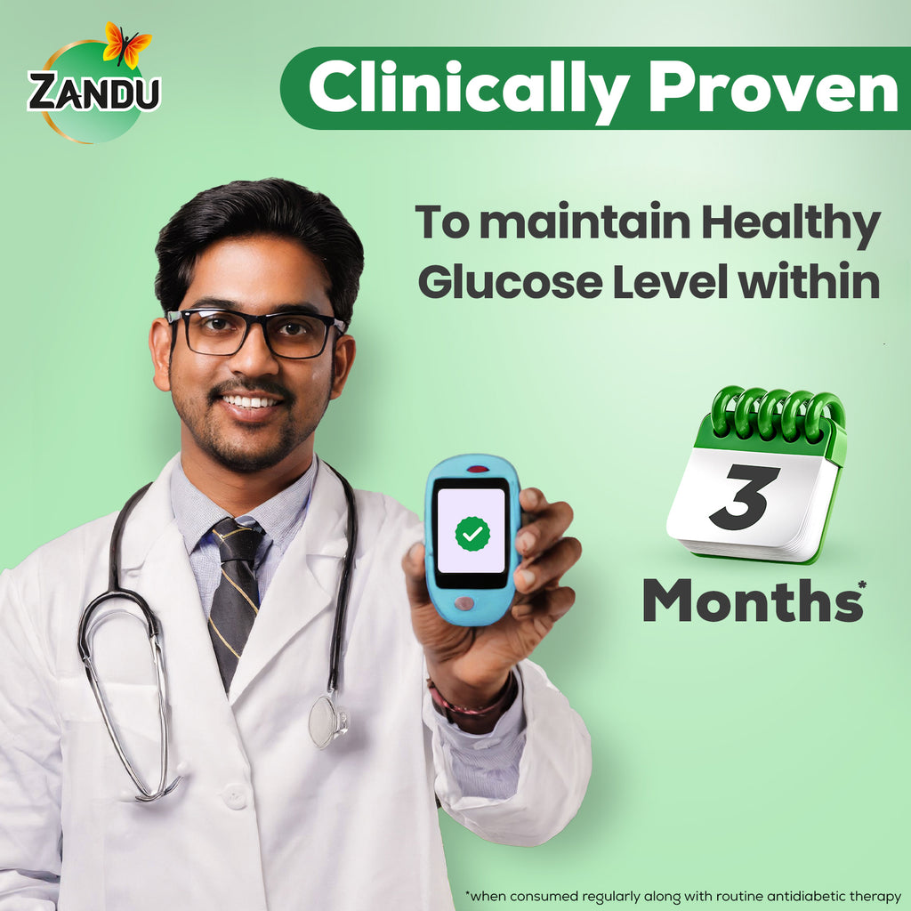 Zandu DiaBTS Sugar Balance Tablets | Clinically Proven Results
