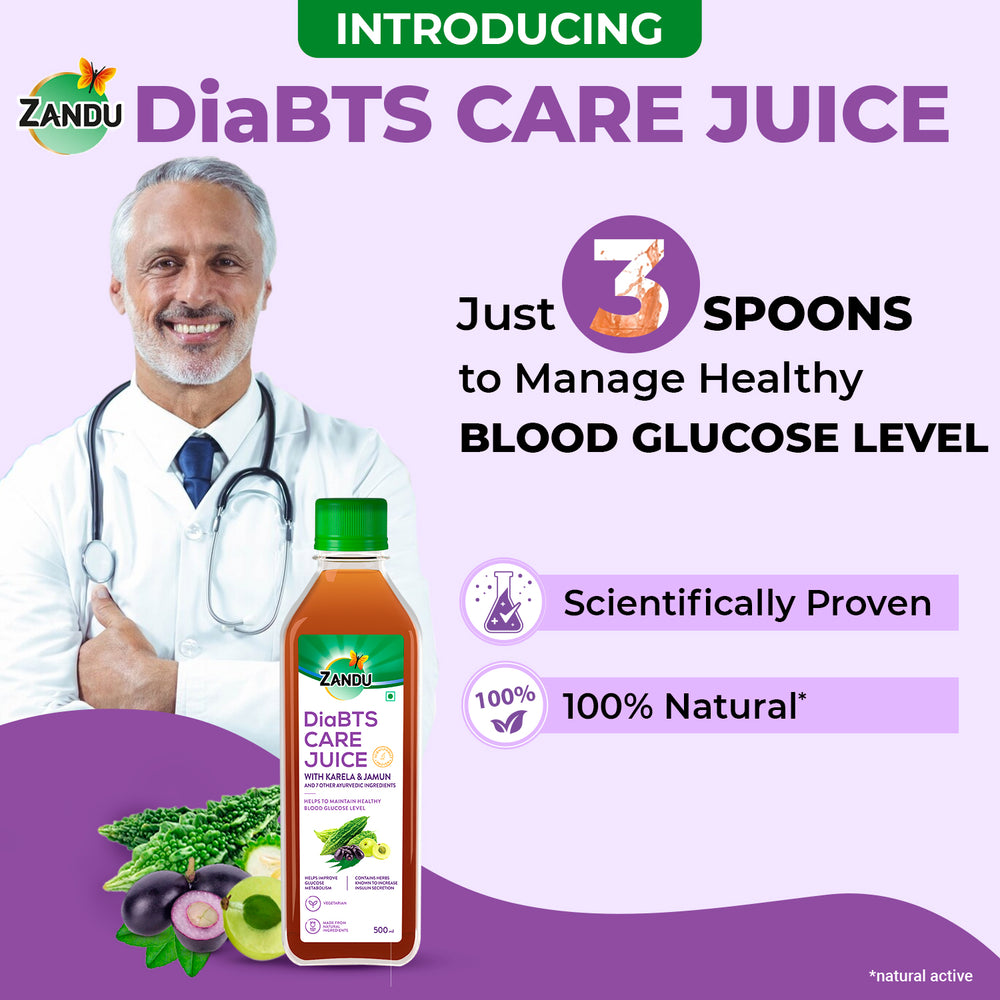 Buy Zandu DiaBTS Care Juice for Blood Glucose Management