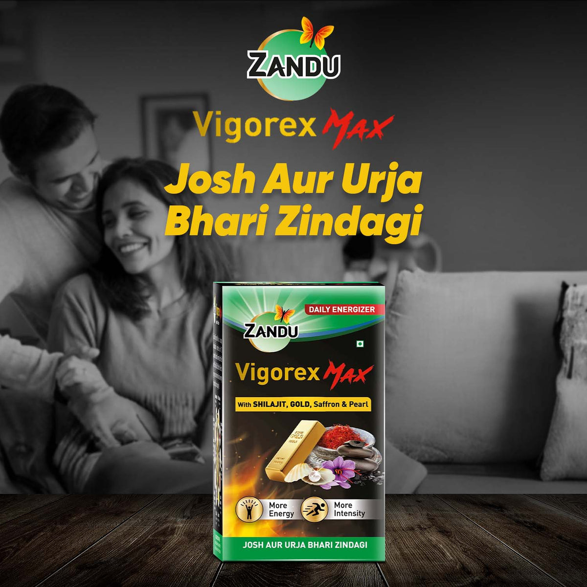 Buy Zandu Vigorex Max Capsule for Intensity & Energy