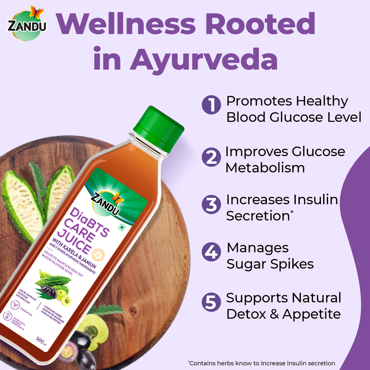 Buy Zandu DiaBTS Care Juice for Blood Glucose Management