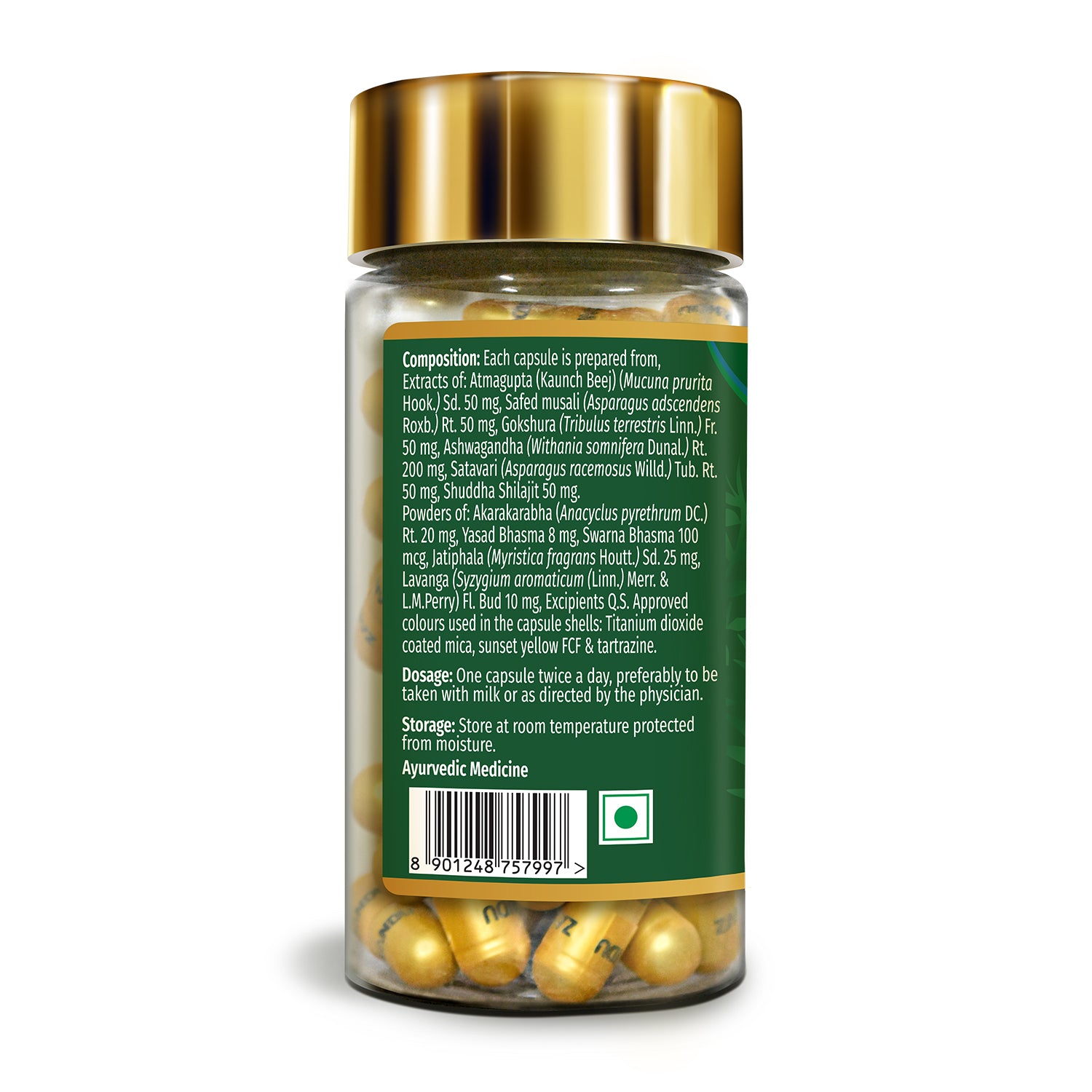 Buy Zandu Ashwagandha Gold Plus Capsules (60 Caps)