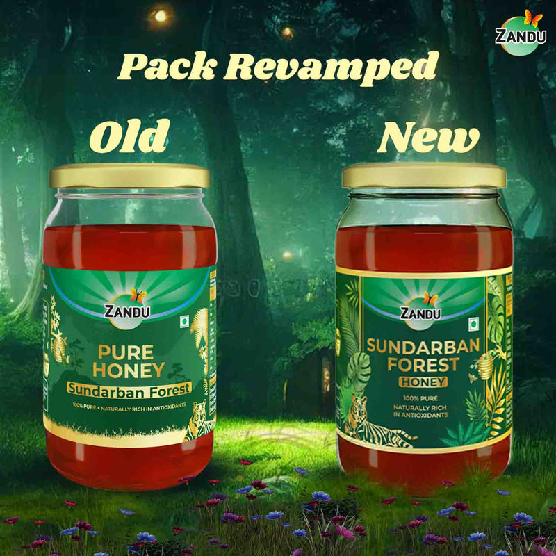 Zandu Pure Sundarban Honey (500ml) | Best Sundarban Honey