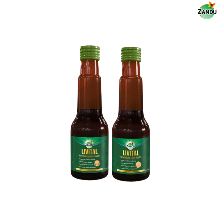 Zandu Livital Ayurvedic Liver Syrup for Detox in 28 Days