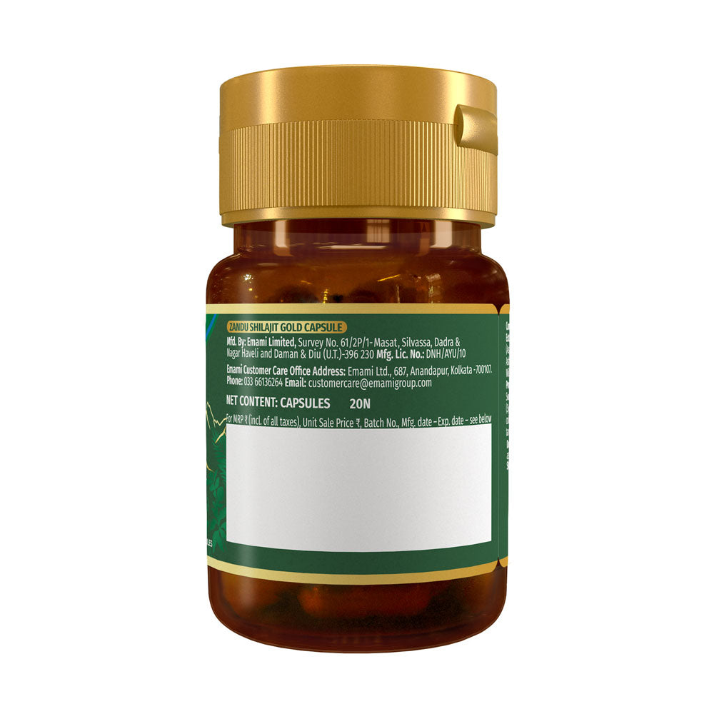 Shilajit Gold Plus for 2x Strength & Stamina (20 Caps)