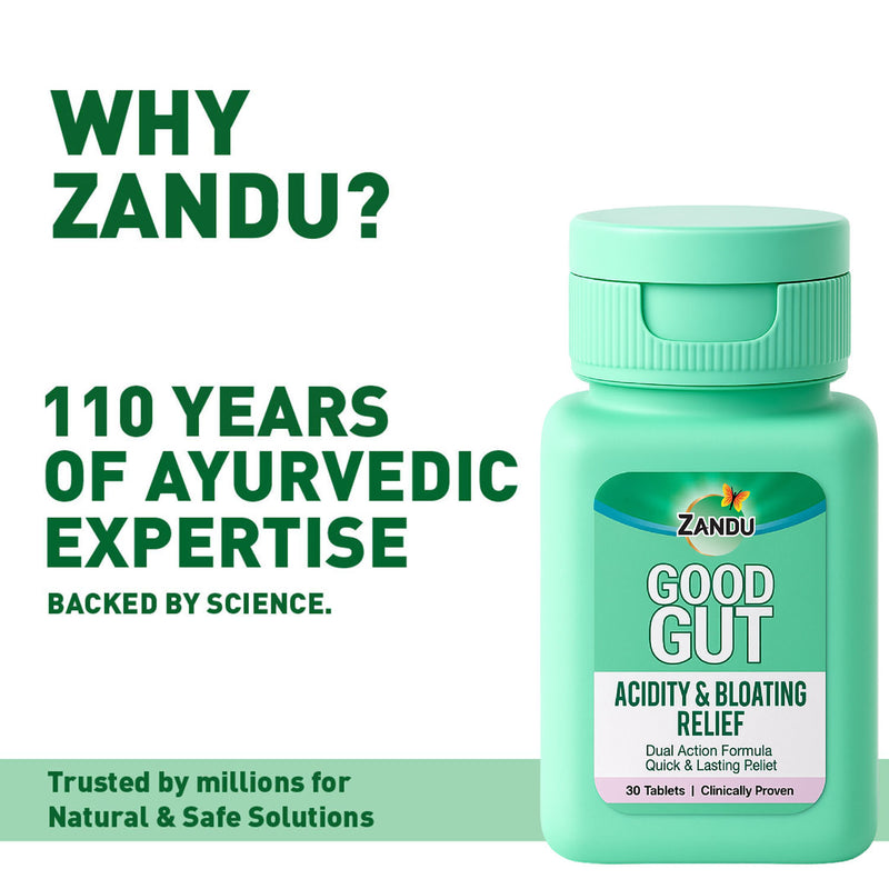 Good Gut Acidity & Bloating Relief Tablets - Ayurvedic Tablets for ...