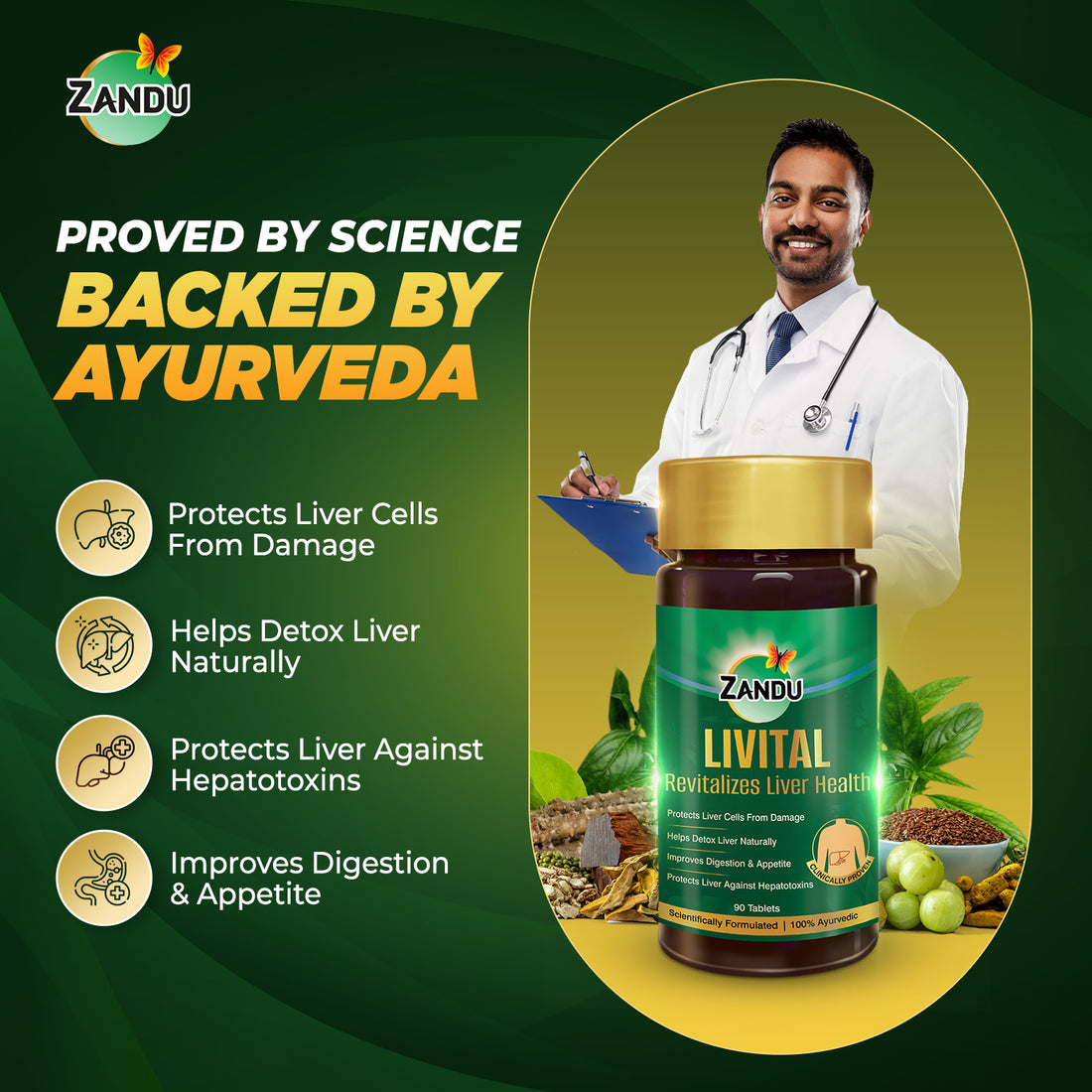 Livital Liver Tablets - For Liver Detox in 2 Months