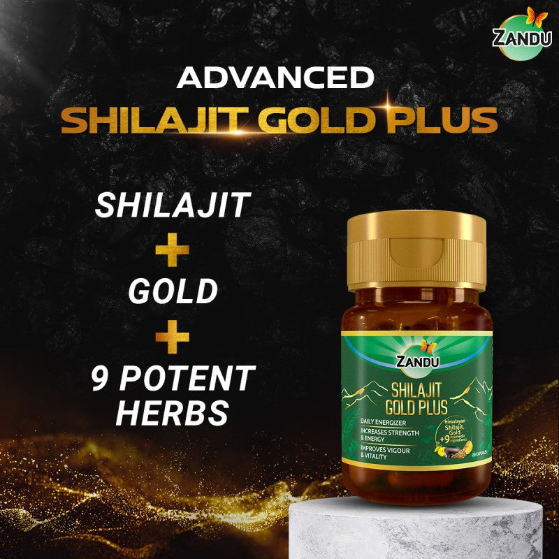 Shilajit Gold Plus for 2x Strength & Stamina (20 Caps)