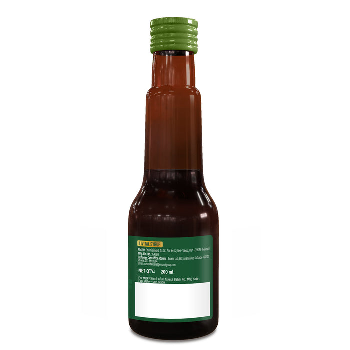 Zandu Livital Ayurvedic Liver Syrup for Detox in 28 Days