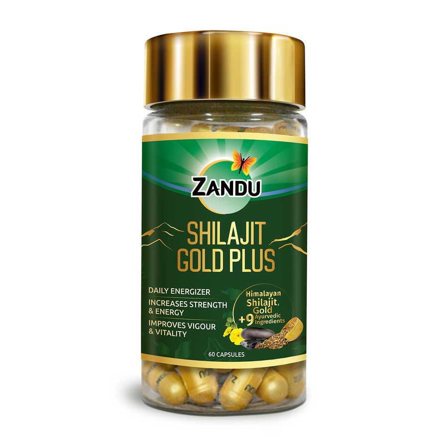 Shilajit Gold+ Capsules for 2X Strength, Stamina & Power