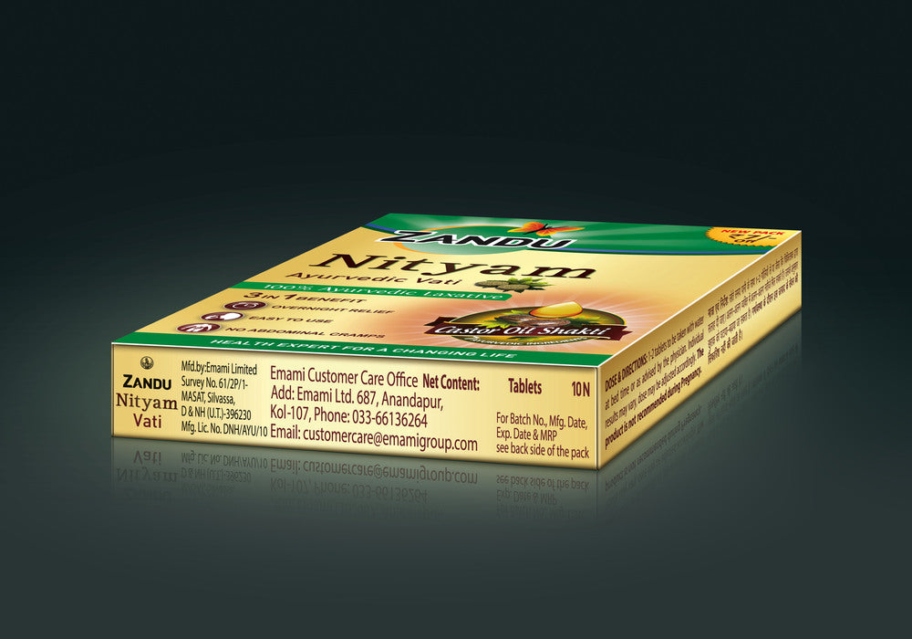 Buy Zandu Nityam Ayurvedic Tablets for Constipation Relief