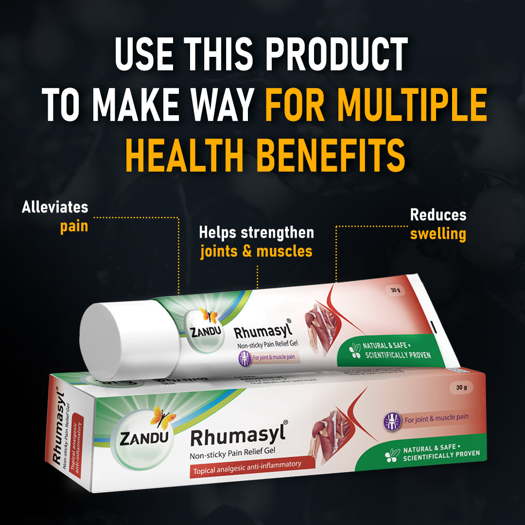Buy Zandu Rhumasyl Gel Pain Relief At Best Price (Pack of 3)