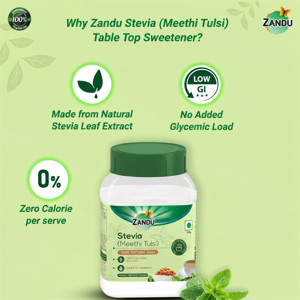 Buy Sugar Free Natural Stevia Powder (Zero Calories) 100g