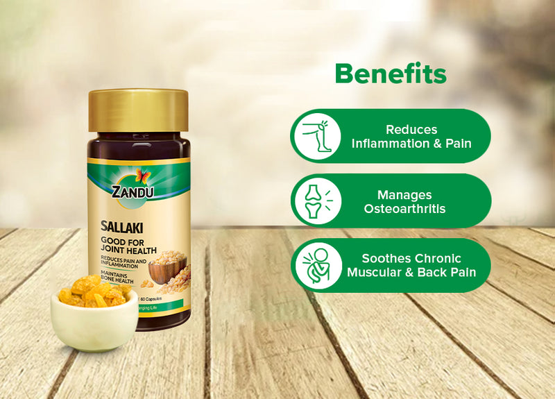 Buy Pure Sallaki Capsules for Muscle Pain Relief (60 Caps)